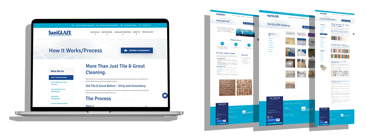 S4 | Our Work | Learn about our work with the SaniGLAZE